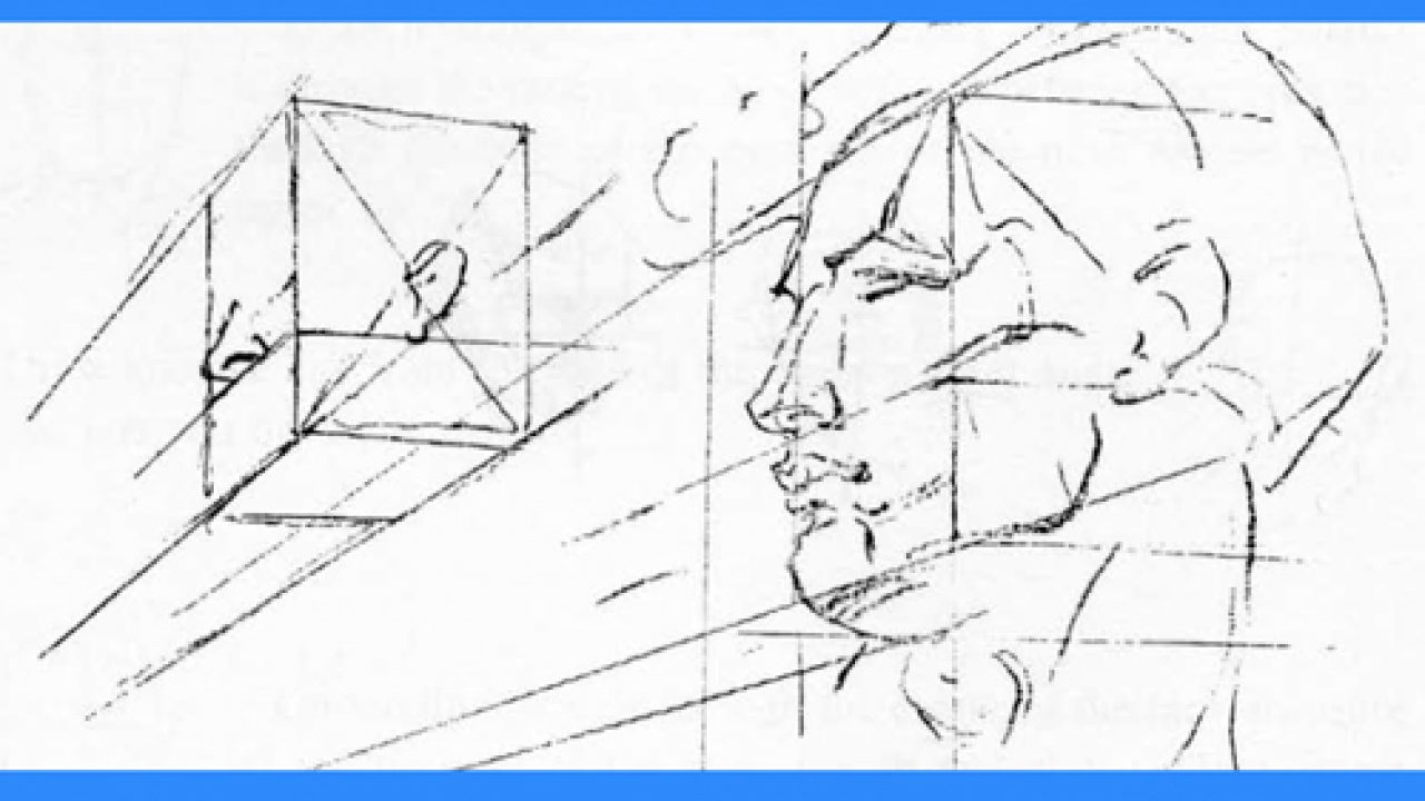 how to draw face in perspective